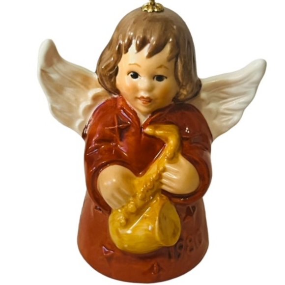 Goebel | Holiday | Hummel Goebel Angel Bell Vtg West Germany W Figurine ...